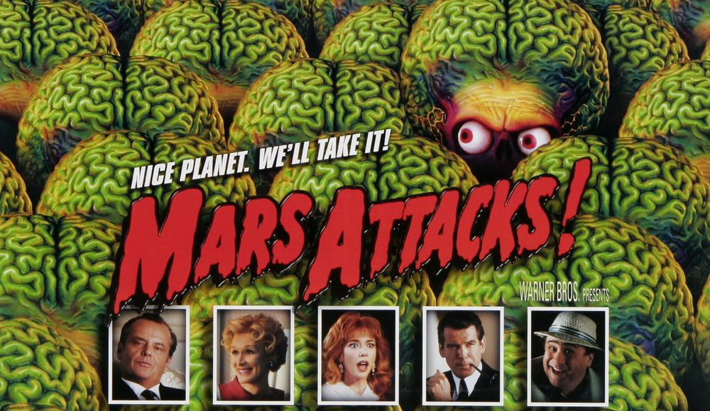 Mars Attacks! (1996) มาร์ส แอทแทคส์! สงครามวันเกาโลก – หมื่นทิพ's Review